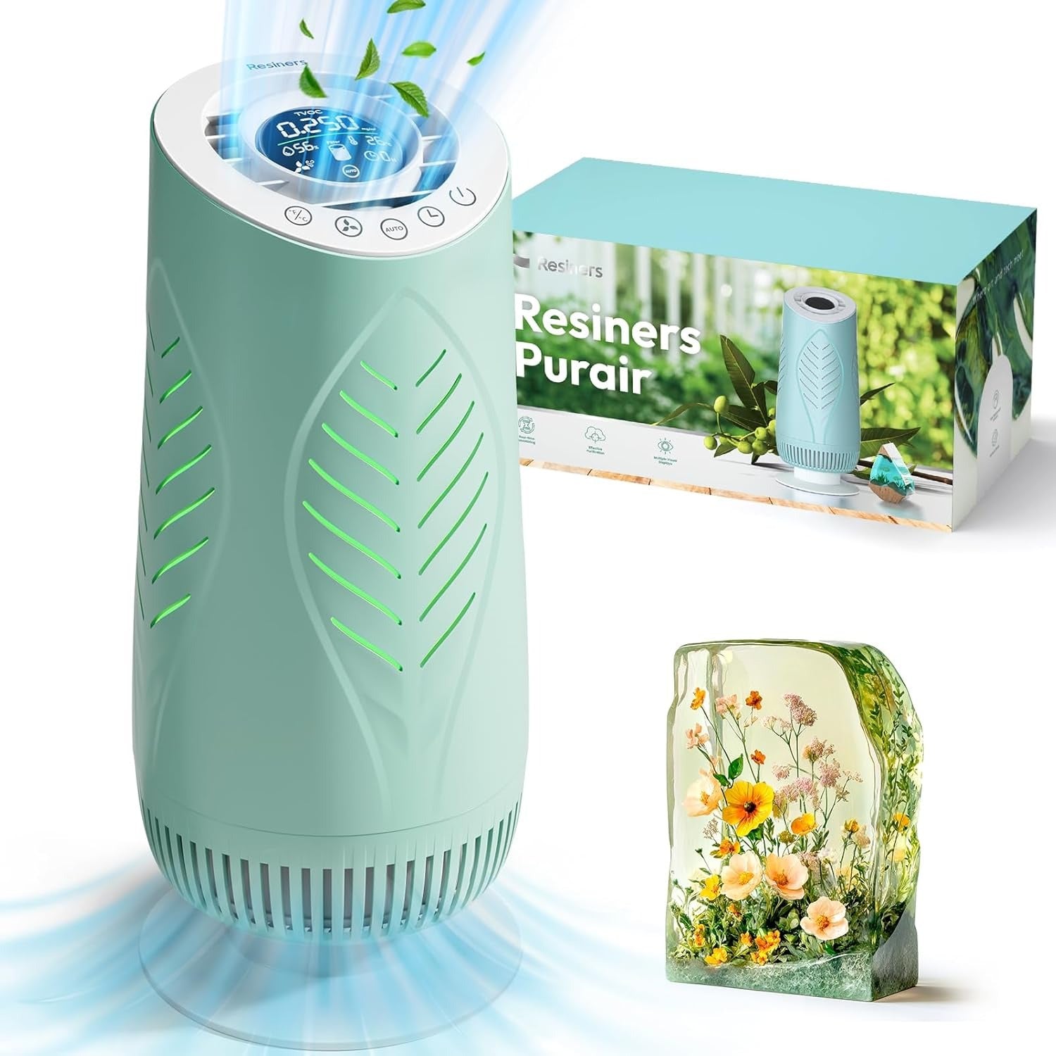 Resiners® Purair Air Purifier for Epoxy Resin, Remove 83% TVOC—SGS ...