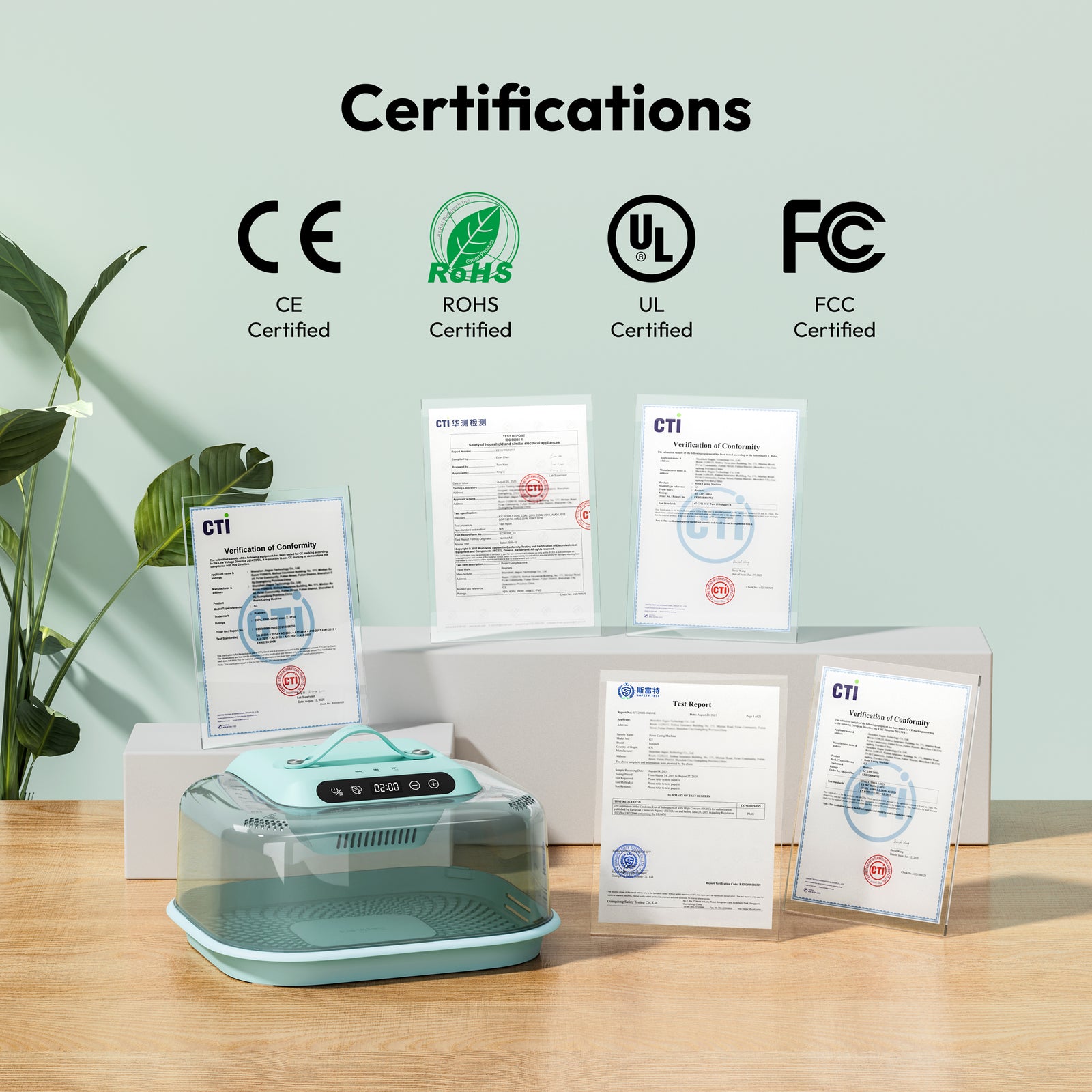 Resiners Resin Curing Machine: Auto-curing station with a large tray, 2 ...