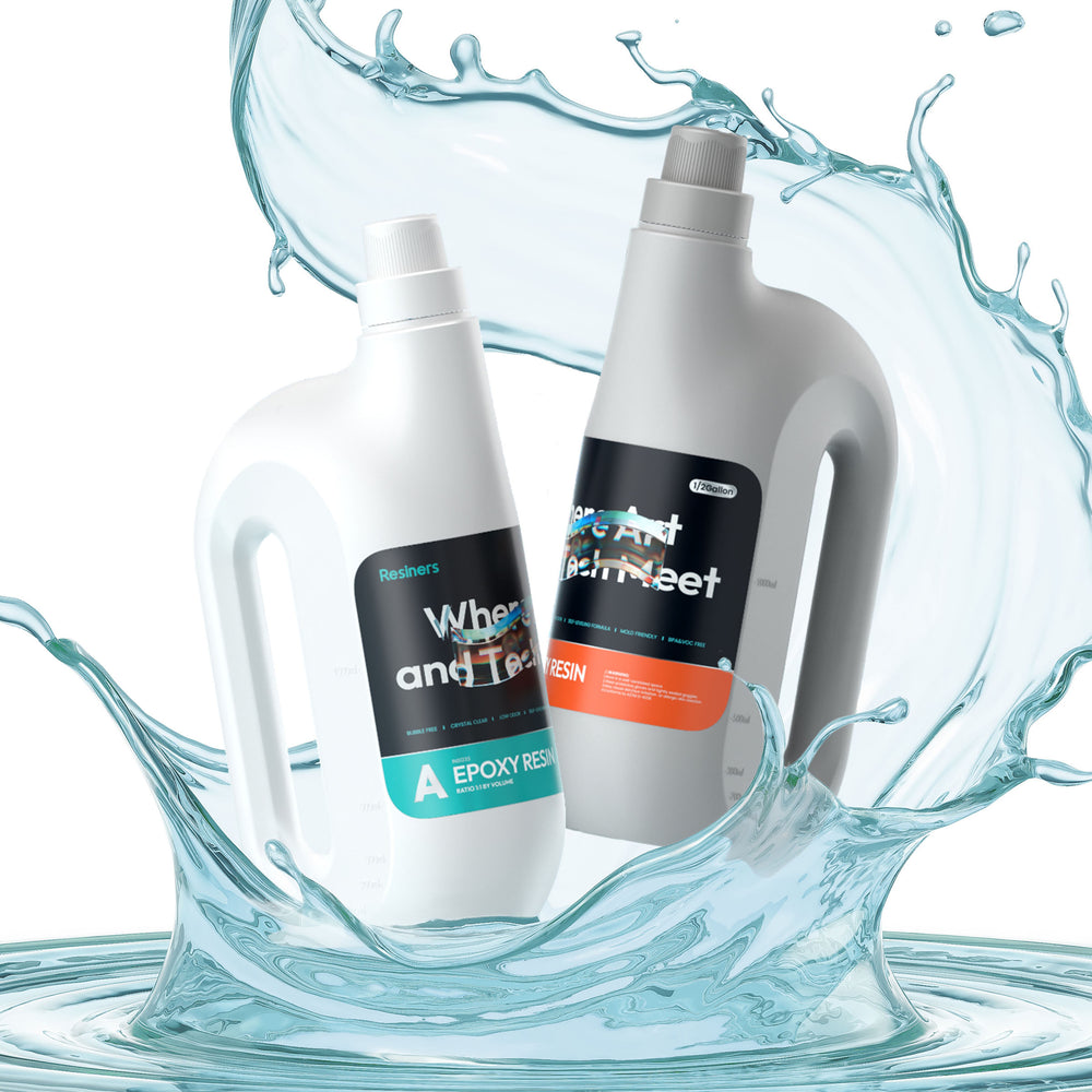 Resiners® 1 gallon/2 gallon Crystal Clear Epoxy Resin with Tailored Di