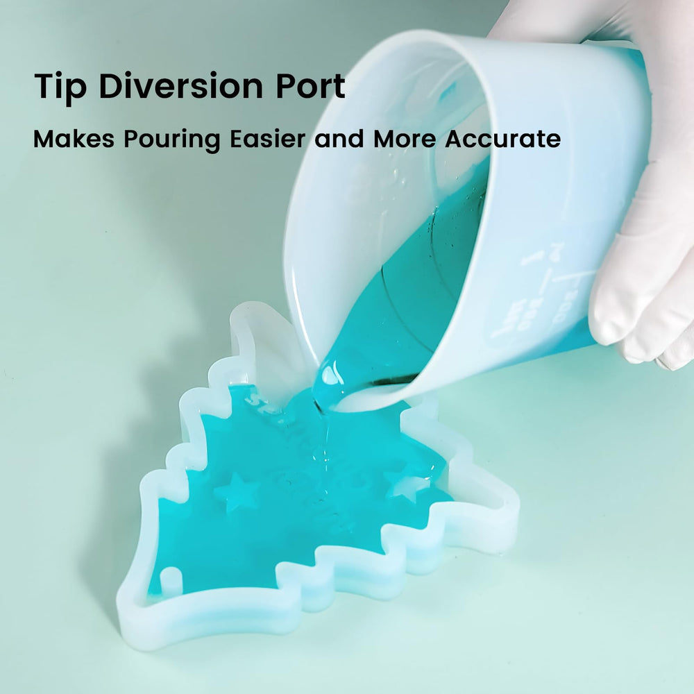 Resiners® 36PCS Silicone Measuring Cup Tool Kit - 250ml/8oz &100ml ...