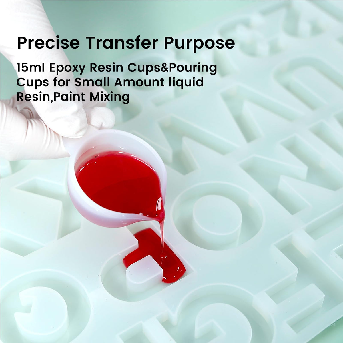 Resiners® 36PCS Silicone Measuring Cup Tool Kit - 250ml/8oz &100ml ...