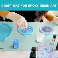 Resiners® Nonstick Heat-Resistant Leather Craft Mat, Double Sided Extra ...