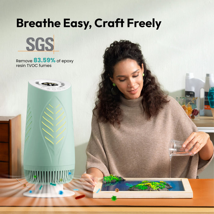 Resiners® Purair Air Purifier for Epoxy Resin, Remove 83% TVOC—SGS ...