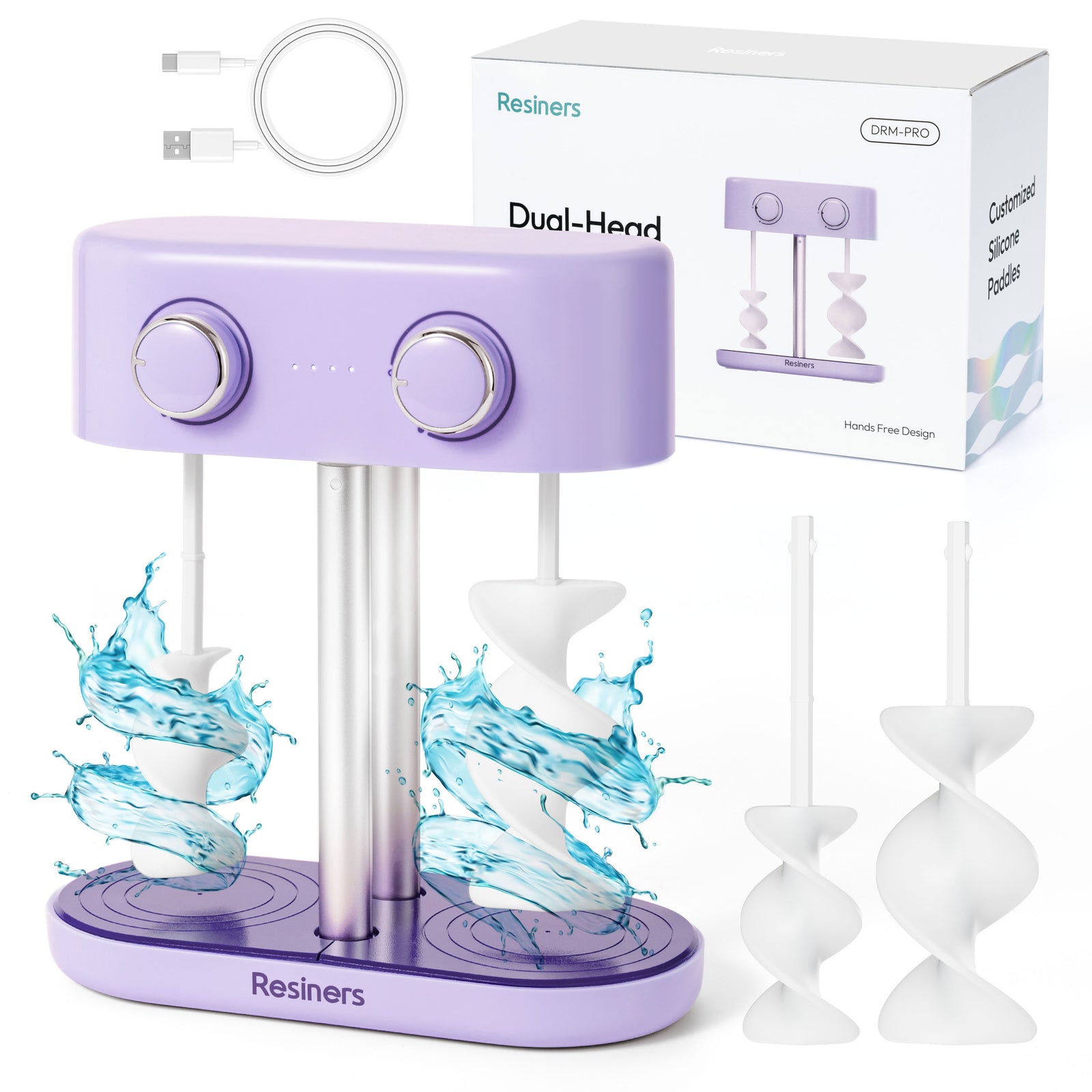 Resiners® Upgraded Dual-Head Resin Mixer