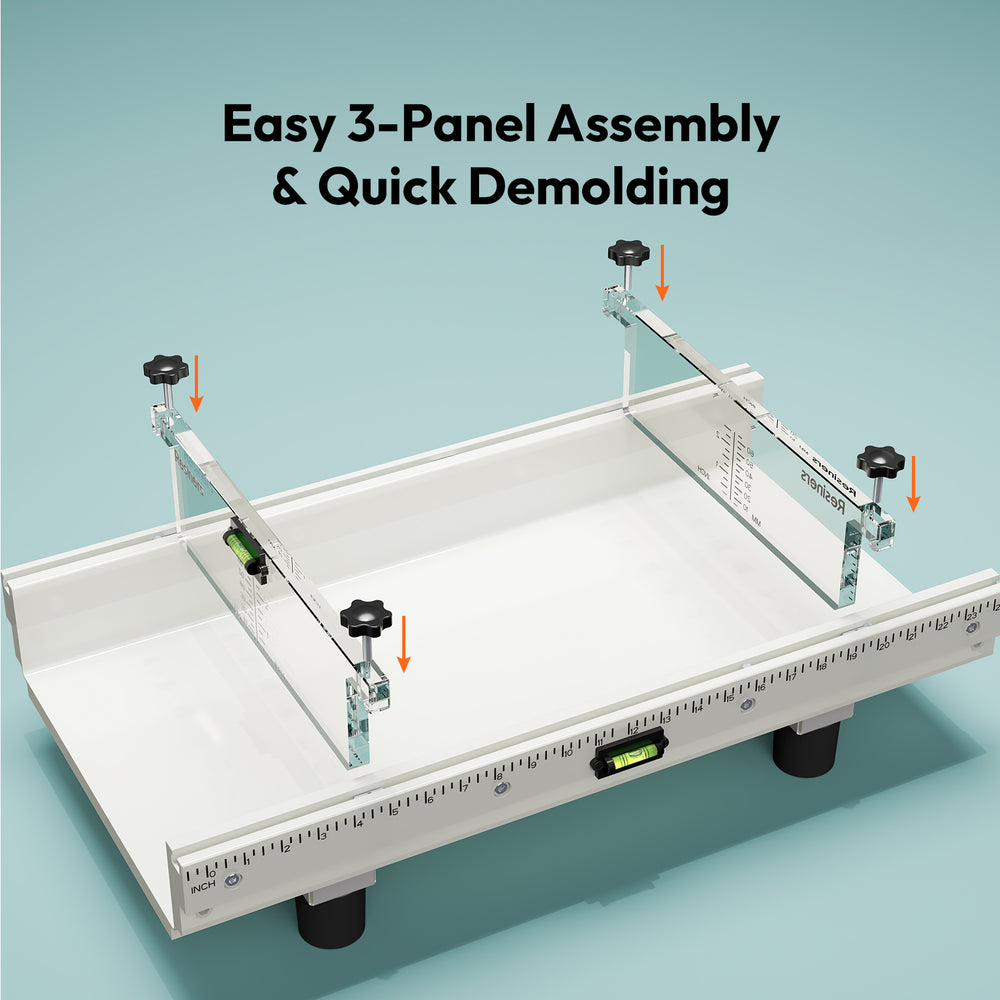 Resiners® River Table Epoxy Resin Mold with Adjustable Divider