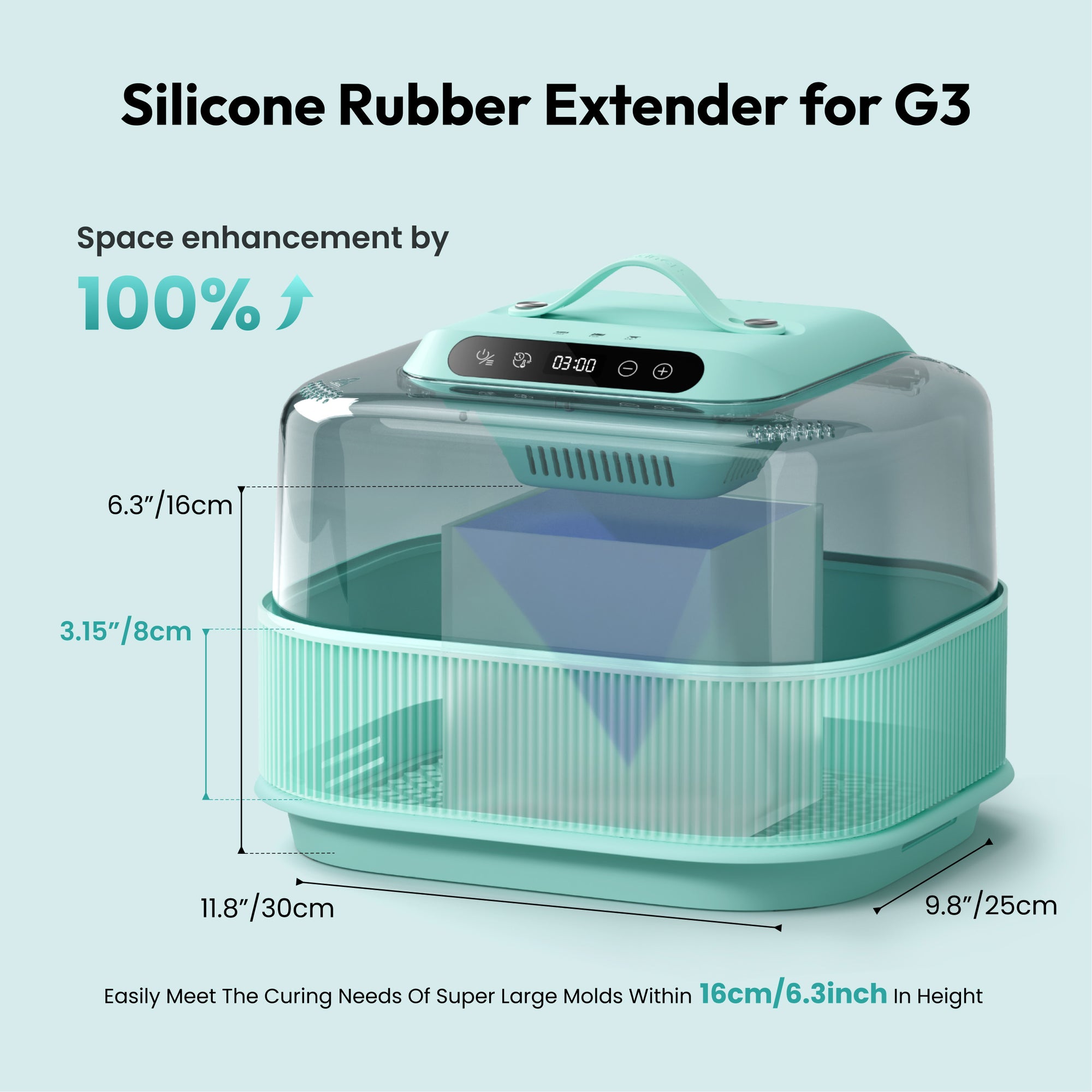 Resiners® Silicone Rubber Extender for G3 Resin Curing Machine