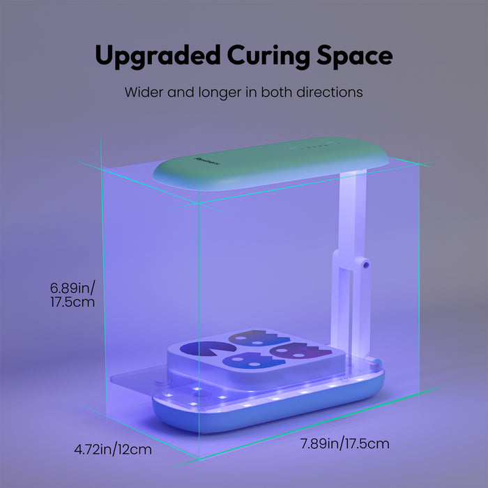 Resiners Double-Sided Foldable UV Light: Wireless 36 LED UV Resin Lamp ...