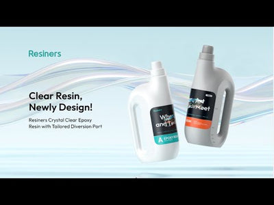 Resiners® 1 gallon/2 gallon Crystal Clear Epoxy Resin with Tailored Di